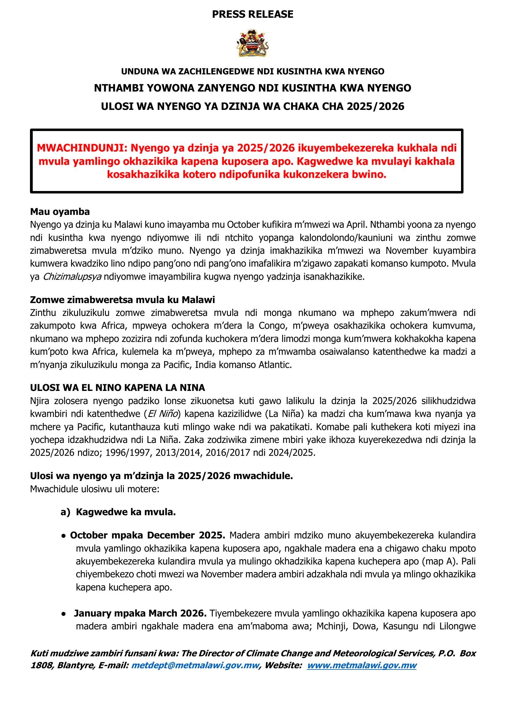 The Zanyengo E-Newsletter 3rd Edition
